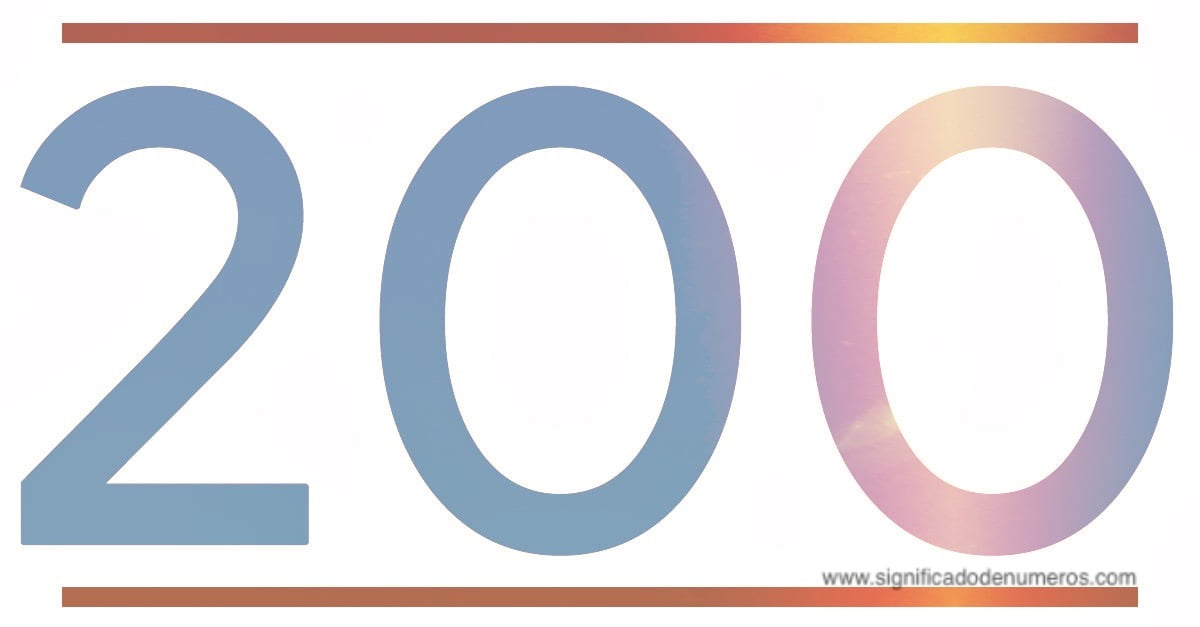 CO OZNACZA LICZBA 200 - Znaczenie liczb